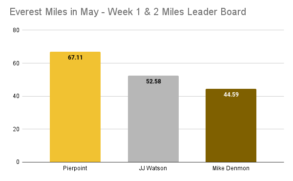 Everest in May – Week 2 Results – Dad Level: Viking